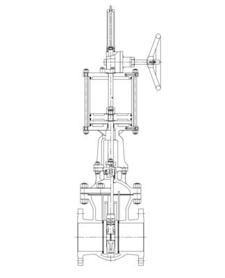 Quality Cast Through Parallel Gate Valve DN40 50 65 80 100 125 200 250 300 for sale