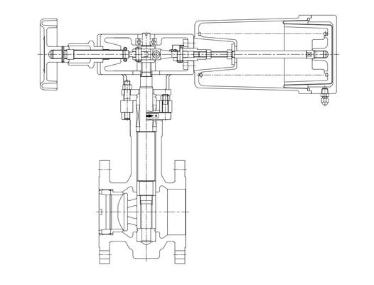 Quality Rotary Eccentric Plug Control Valve ANSI Class 150 300 600 Nominal Pressure for sale
