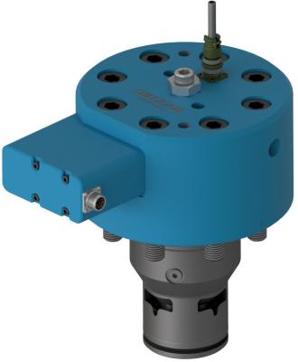 China The Olmsted SVX Series of 2-way servo controlled  proportional throttling valves are  perfectly suited for high-speed hydraulic applications  such as die casting shot control, injection molding for sale