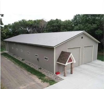 China Safety Steel Structure Cow Shed House Agricultural Farm Steel Building for sale