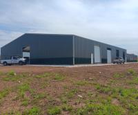 China LANJING001 Prefab Steel Structure Warehouse - Q235/Q355 Light Steel Frame with 45-Day Delivery for sale