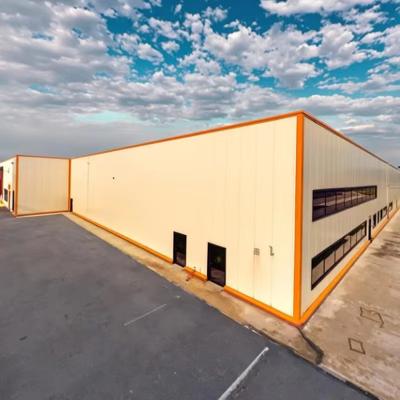 China Portal Frame Steel Structure Warehouse , Prefabricated Metal Warehouse Buildings for sale