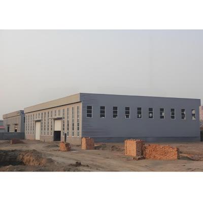 China Prefab Metal Building Solutions Light Frame Construction Steel Workshop with Steel Structure for sale