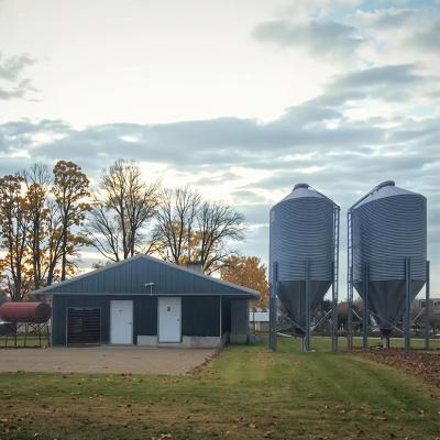 China Q235/Q345 Steel Structure Chicken House Farm Broiler Poultry Shed Construction Design with Durable Sandwich Panel Roofing for sale