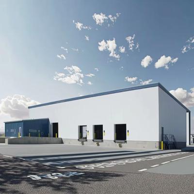 China Corrosion-Resistant Fire-Proof Steel Structure Warehouse with Customizable Size and Industrial Design for sale