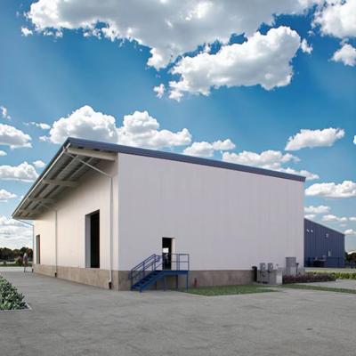 China Durable Prefab Steel Warehouse with Hot-Dip Galvanizing and 10m - 40m Span for Industrial Use for sale