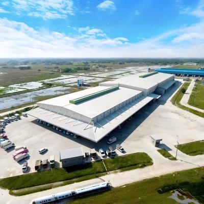 China High-Load-Bearing Light-Transmitting Steel Structure Workshop Modular Expandable for sale