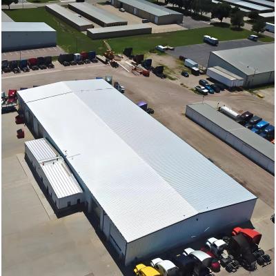 China High-Capacity Clear-Span Steel Workshop Building Earthquake Proof Wind Resistance 180km/H for sale