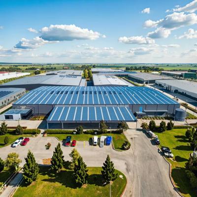 China Pre Engineered Soundproof Steel Structure Workshop with Portal Frame Structure and 50+ Years Service Life for sale