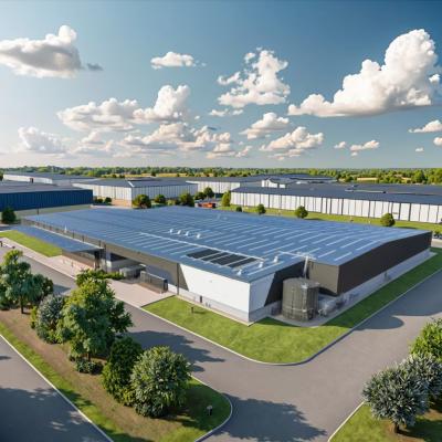 China Fire-Retardant Anti-Rust Steel Structure Industrial Workshop with Earthquake Resistance Level 8 for sale