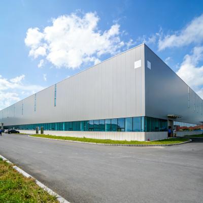 China Customized Size Hot-Dip Galvanized Steel Structure Workshop with Engineer Guided Installation for sale