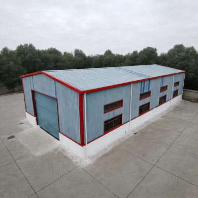China Prefab Steel Frame Warehouse Custom Size for Heavy Duty Goods Storage for sale