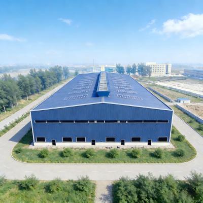 China Open-plan steel structure workshop flexible adjustment of production processes and material flow for sale