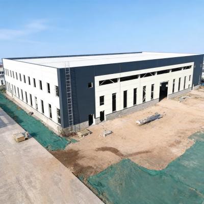 China Fast Assemble Steel Structure Workshop Economical Prefab Industrial Building Lightweight Steel Frame for sale