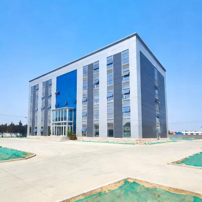 China High Load-Bearing Prefab Multi-level Steel Frame Building Custom Size for Office & Workshop Integration for sale