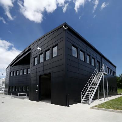 China Lightweight Steel Frame Multi-storey Steel Structure High-end Office Building Prefab Commercial Center for sale