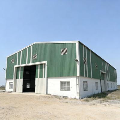 China Prefabricated Windproof Seismic Resistant Steel Structure Warehouse Heavy Duty Storage Building Storage Customization for sale