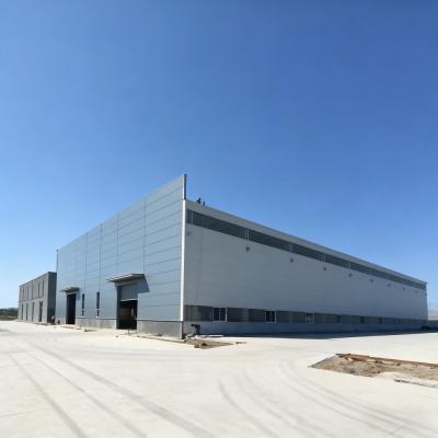 China Logistics Steel Warehouse Customizable Multi-Bay Steel Structure Warehouse Prefabricated Storage Shed Fast Installation for sale