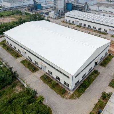 China Building Material Production Workshop Span Heavy Duty Steel Structure Workshop for Large Machinery Assembly Plant Q235/Q355 Steel for sale