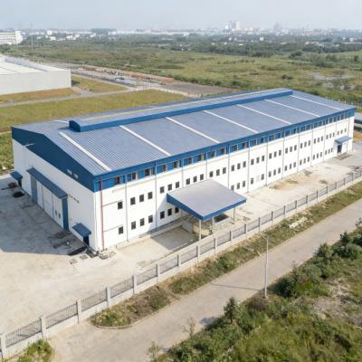 China Prefabricated High Load-Bearing Industrial Steel Workshop Heavy Duty Steel Structure Workshop for Large Machinery Assembly Plant for sale