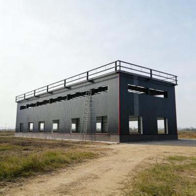 China Raw Material Storage Windproof Seismic Resistant Steel Structure Warehouse Heavy Duty Storage Building Customized for sale