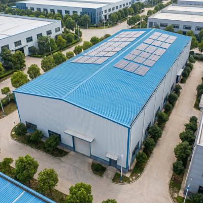China Moisture-proof Prefabricated Steel Structure Workshop Building with Professional Gutter and Drainage System for Shed for sale