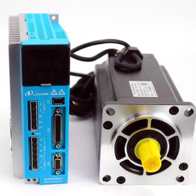 China Lichuan Nema 34 Stepper Motor Driver Ac 220v 10 N.m 3-Phase Closed Loop Motor Stepper Driver Kit Cnc LC86H3129+LCDA2260E for sale