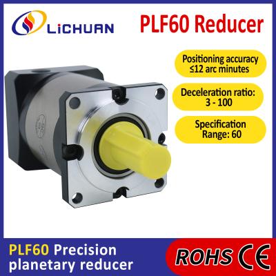 China Lichuan Planetary Reducer Gearbox 12 to 1 12:1 PLF60 60mm Frame Size High Precision High Torque for sale