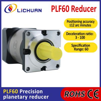 China Lichuan Planetary Reducer Gearbox 25 to 1 25:1 PLF60 60mm Frame Size High Precision High Torque for sale