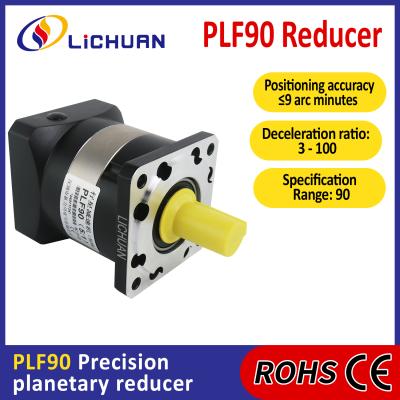 China Lichuan Planetary Reducer Gearbox 5 to 1 5:1 PLF90 90mm Frame Size High Precision High Torque for sale