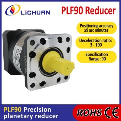 China Lichuan Planetary Reducer Gearbox 10 to 1 10:1 PLF90 90mm Frame Size High Precision High Torque for sale