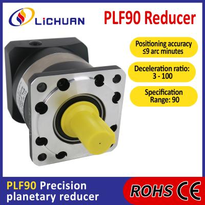 China Lichuan Planetary Reducer Gearbox 12 to 1 12:1 PLF90 90mm Frame Size High Precision High Torque for sale