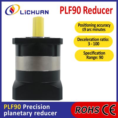 China Lichuan Planetary Reducer Gearbox 30 to 1 30:1 PLF90 90mm Frame Size High Precision High Torque for sale