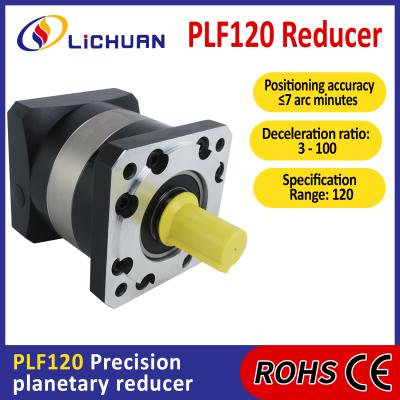 China Lichuan Planetary Reducer Gearbox 7 to 1 7:1 PLF120 120mm Frame Size High Precision High Torque for sale