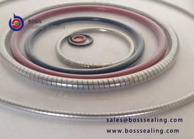 China PTFE FEP PFA coated stainless steel spring energizer o rings for sale
