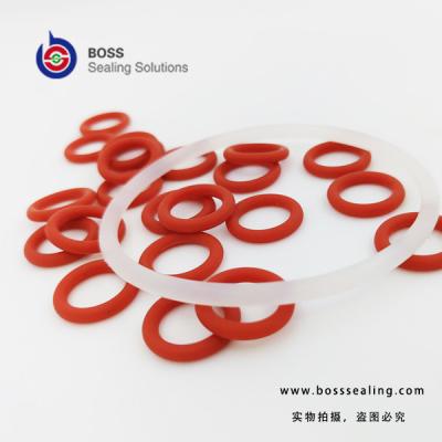 China Silicon rubber o ring/soft food grade silicon o ring/clear o-ring silicone for sale