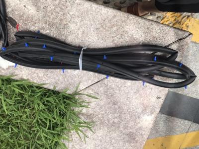 China Excavator PC220-7 Door Seal With Clip 20Y-54-51482 excavator cabin parts door seal for sale