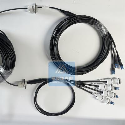 China 8F Armored FTTA Patch Cord CPRI Black Lszh Fiber Patch CordUniboot With Housing for sale