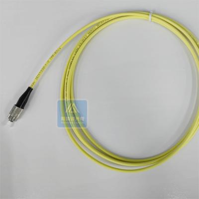 China Armored Simplex Fiber Patch Cord Jumper 5m FC 3.0mm Yellow LSZH ODN B2ca for sale