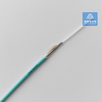 중국 심플렉스 OM3 나선 장갑 섬유 케이블 2.0mm Aque LSZH 설치류 저항 FTTH 판매용