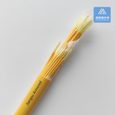 China SM Branch 36 Core Fiber Optic Cable OrangeLSZH 16.5mm Break Out Data Center for sale