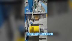 Introduce 8 Cores 12 Cores MPO Patch Cord with PET braiding For You