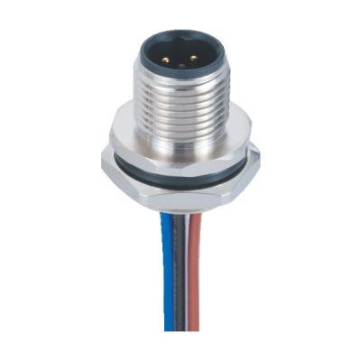 China Motors M12 Power Connector Male , 5 Pin Waterproof Connector IEC 61076-2-101 for sale
