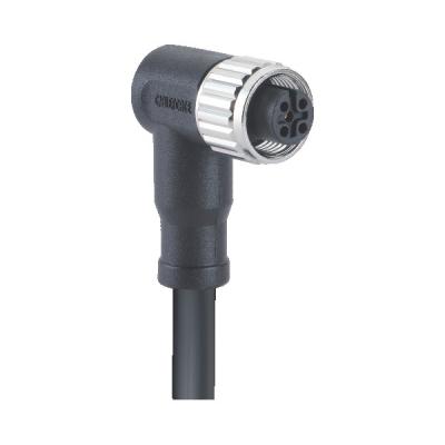 China 2A 30V M12 8 Pin Female Connector IP67 / IP68 UV Resistant For Logistic Devices for sale