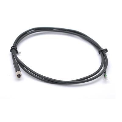 China 3 Pin Waterproof Electrical Connectors Female Molded With PP / Silicone Cable for sale