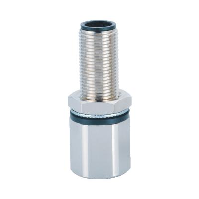 China M12 Through Wall Panel Mount Connector 8 Poles IP67 / IP68 For LED Display Panel for sale