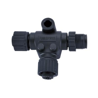 China IP67 Circular Electrical Connectors , Waterproof Cable Connector With Plastic Screw for sale