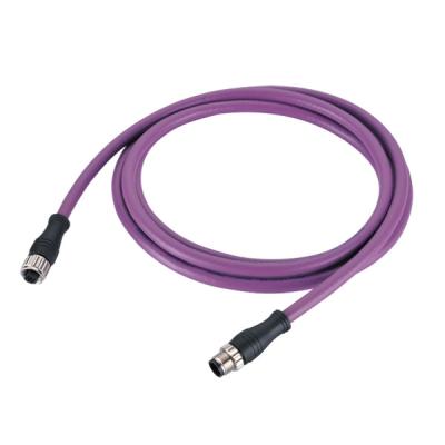 China Male M12 B Coded Connector 5 Pin Waterproof Connector With Profibus DP Cable for sale