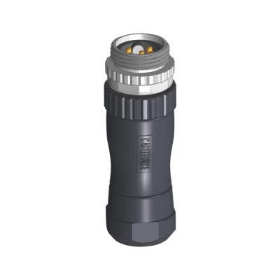 China Male Plug Mini Change Connectors 5 PIN Field Wireable Assembly For Light Grid for sale