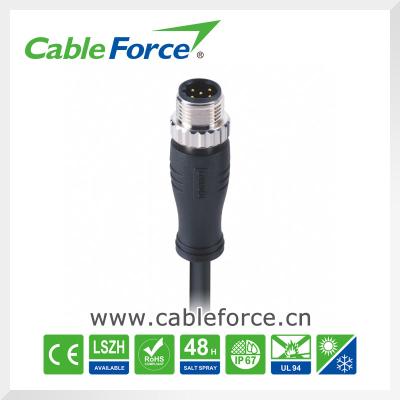 China 5 Pin B-Coding Shielde Outdoor Electrical Connectors Water Resistant for sale
